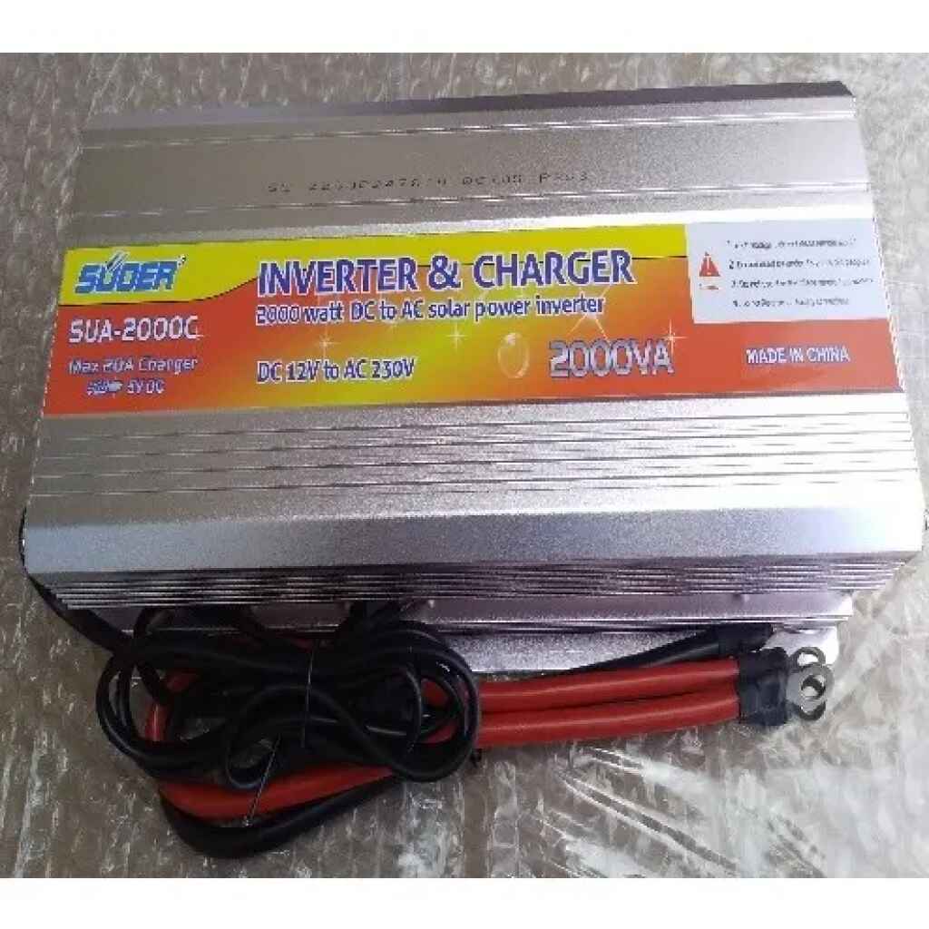 Suoer 2000w Inverter With Inbuilt 20a Charger – muizadepower