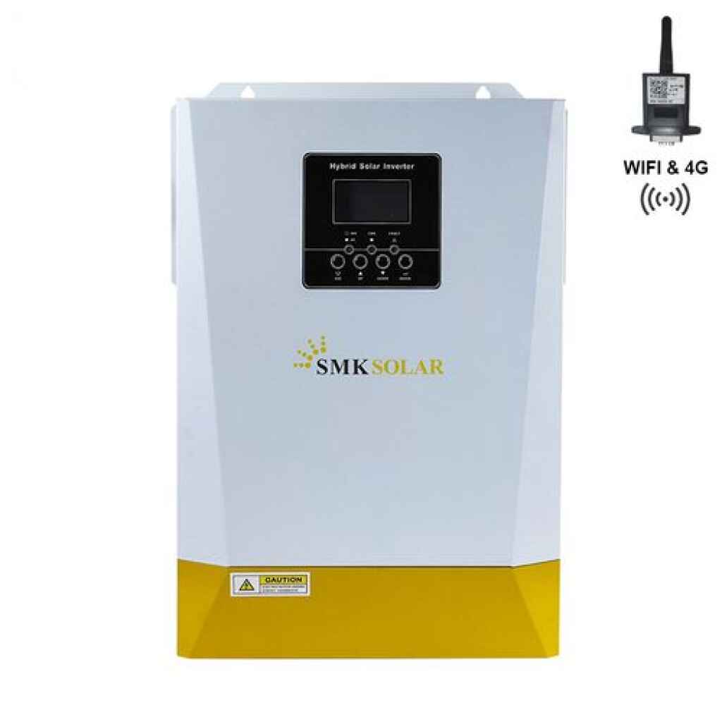 SMKSOLAR 3.5KVA 24V Hybrid Inverter With Inbuilt 100A MPPT Controller ...