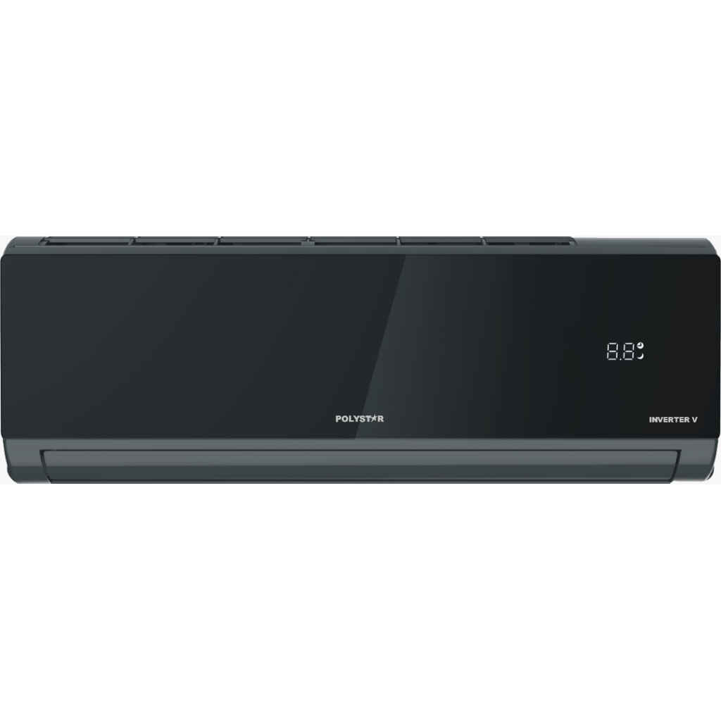 POLYSTAR 1HP SPLIT INVERTER GEN COOL AC – BLACK GLOSS – muizadepower