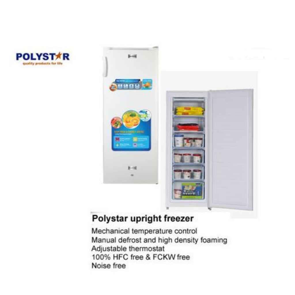 Polystar 167Litre 6 Steps Upright Freezer – muizadepower